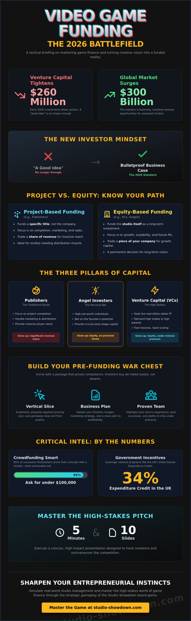 Securing Funding for a Video Game Project: The 2026 Strategy Guide